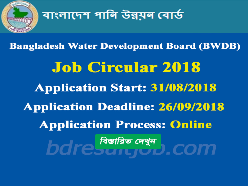 Bangladesh Water Development Board (BWDB) Job Circular 2018 ...