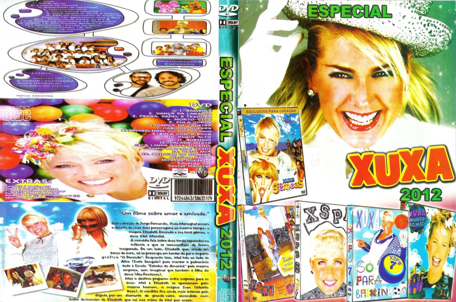 PLANETA XUXA BLOG: Capas de DVD's Especiais da Xuxa