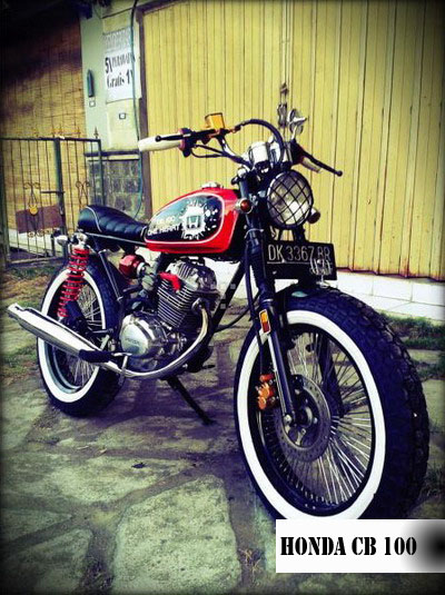 Modifikasi Honda CB 100 Dengan Konsep Retro Japstyle