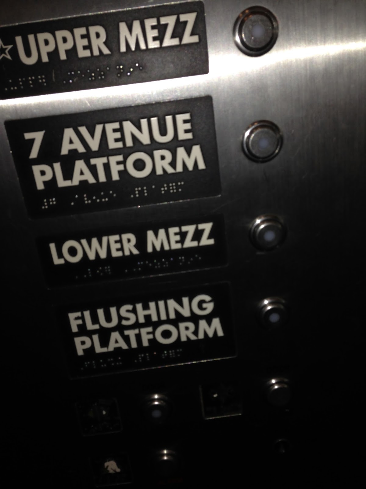 Anne Barschall: Confusing elevator buttons @MTA