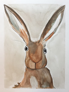 Art Room Britt: Watercolor Rabbits - inspired by illustrator Catherine ...