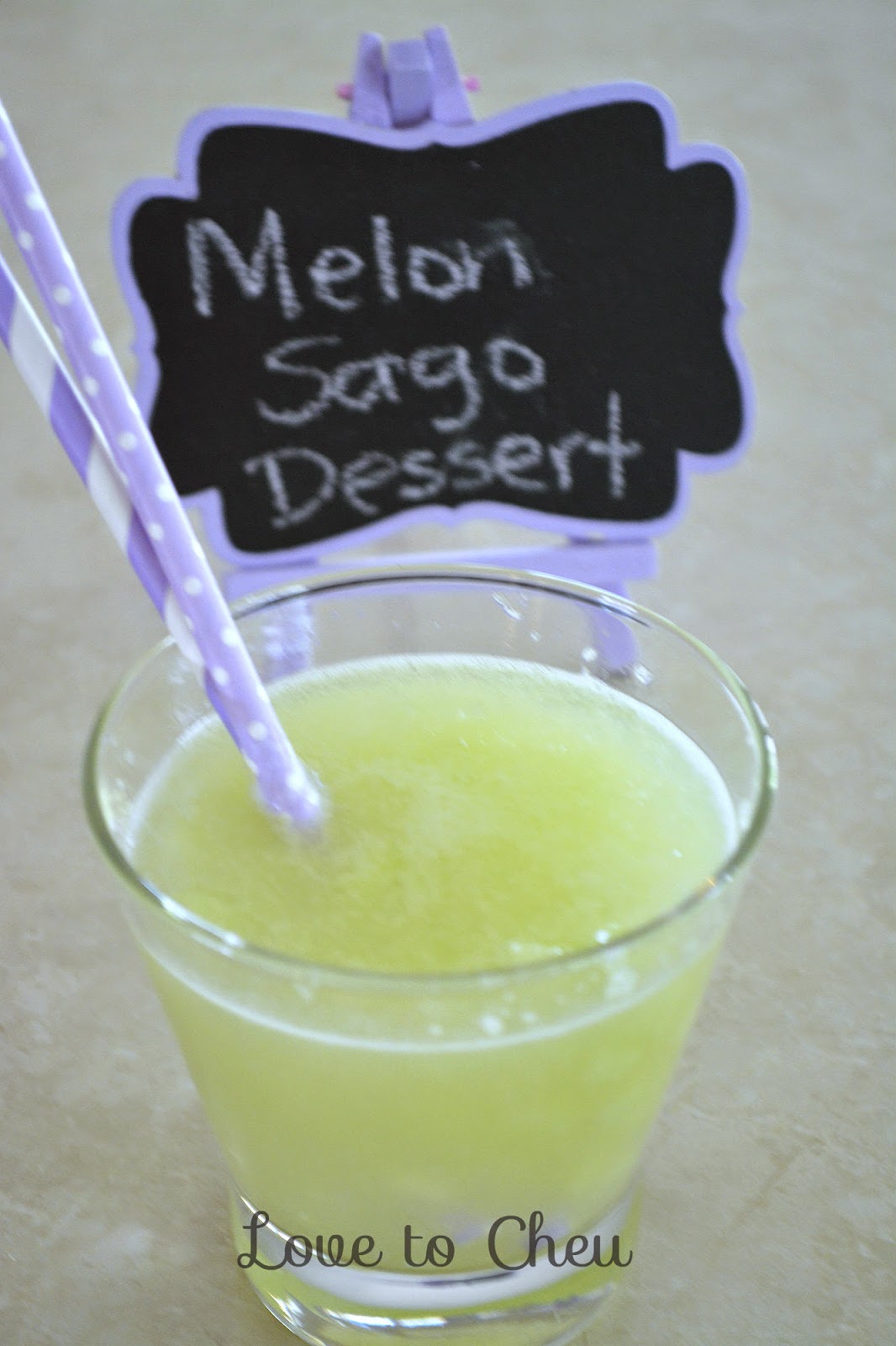 Love to Cheu: Melon Sago Dessert