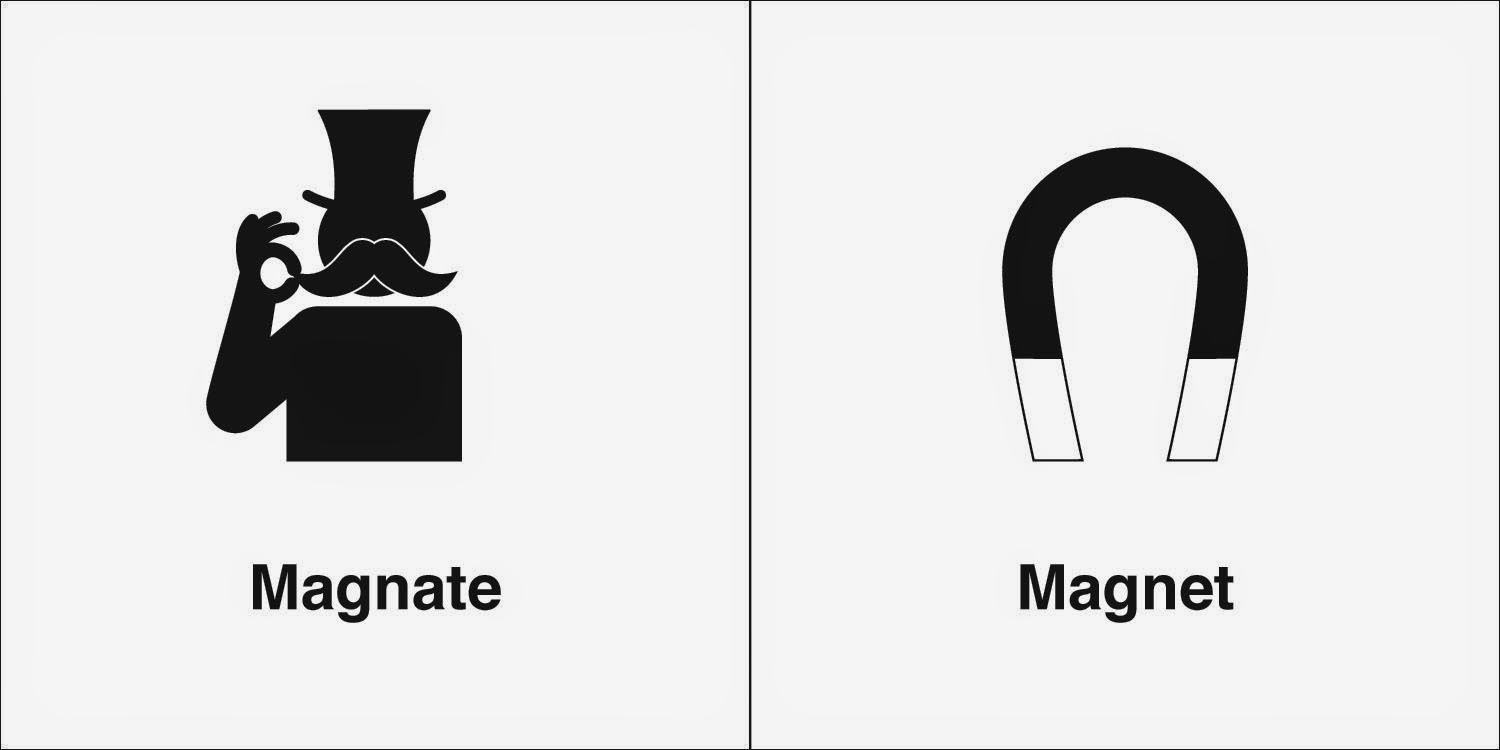 Homophones, Weakly: Magnate & Magnet