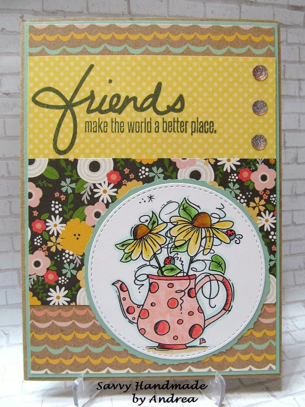 Savvy Handmade Cards: Handmade Friends Card