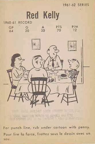 1961-62 Parkhurst Hockey Cards: Red Kelly 1961-62 Parkhurst #9