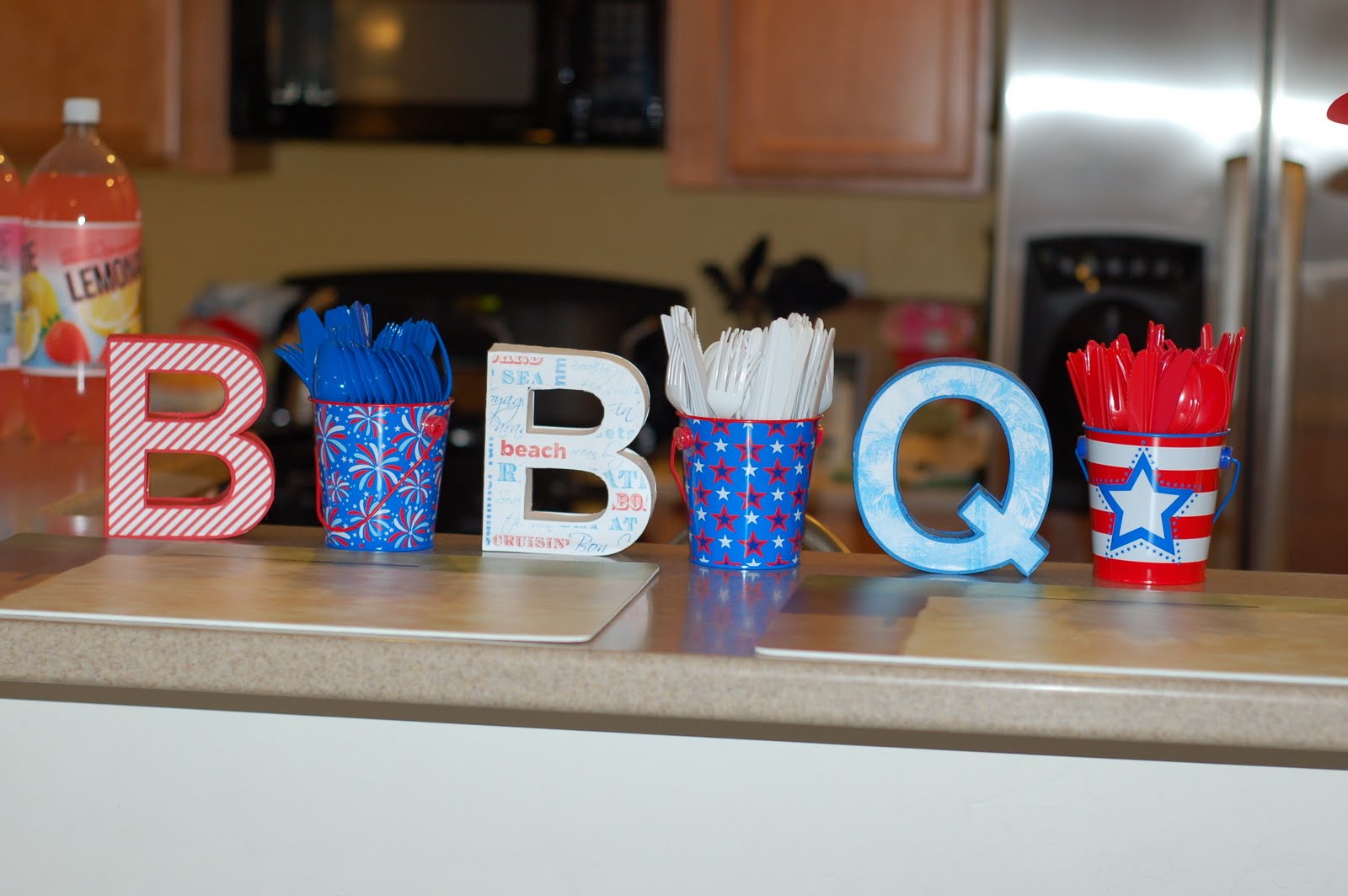 Paper Creations by Kristin: BBQ 3D Letters
