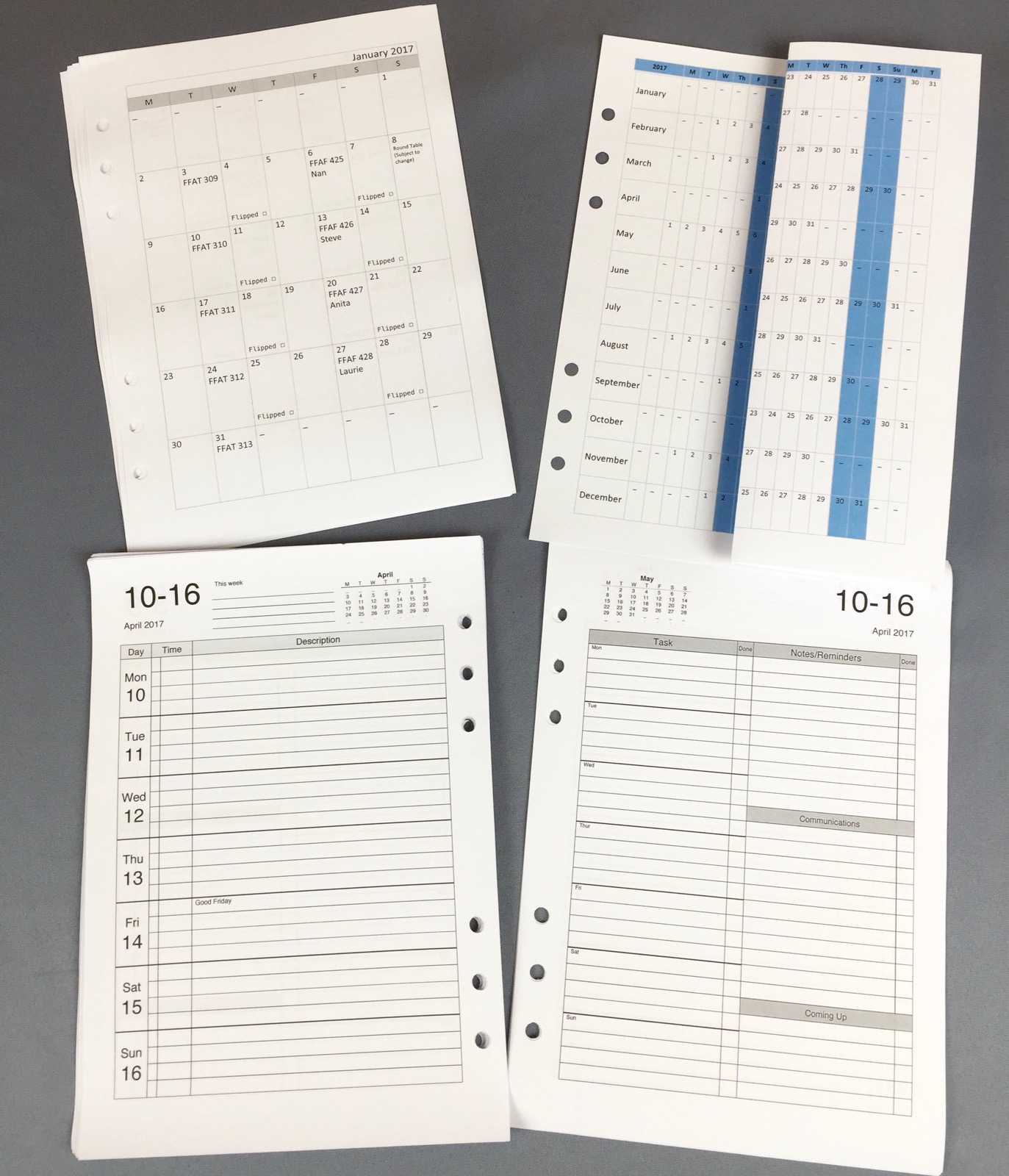 Philofaxy: Inserts for 2018