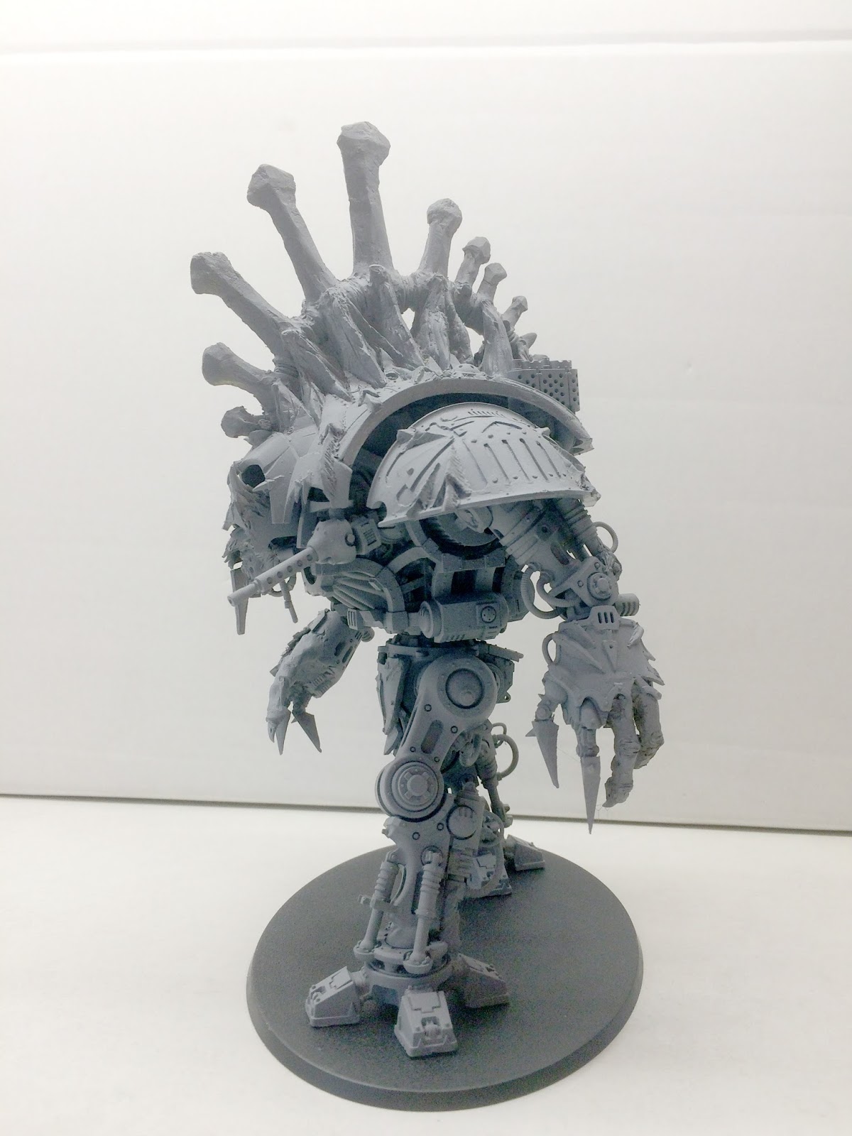 Bluewarp studios: Daemon Knight of Khorne - Chaos Knight Conversion