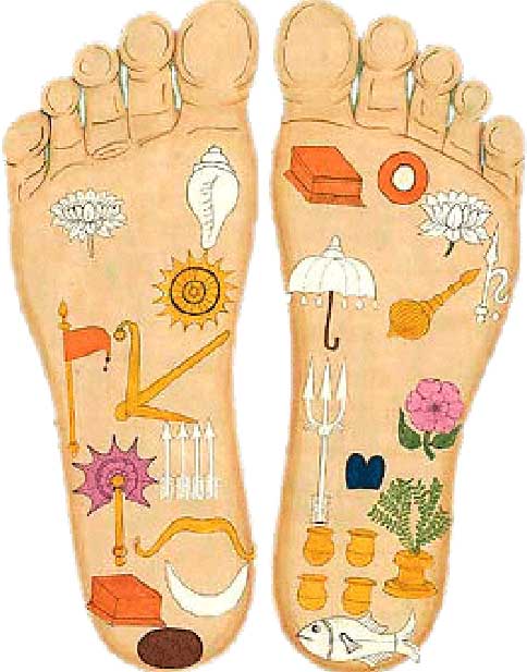 Symbols on the Feet of Bhagavan Sri Ram | Hindu Blog