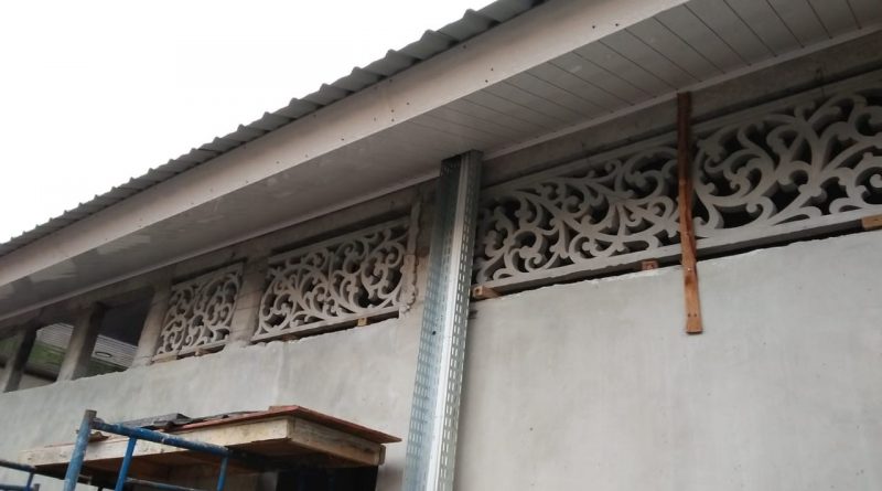 Kerawangan Motif Floral di Kantor Waskita T.Api-Api Palembang - PT ...