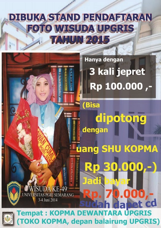 FOTO WISUDA DI KOPMA DEWATARA UPGRIS