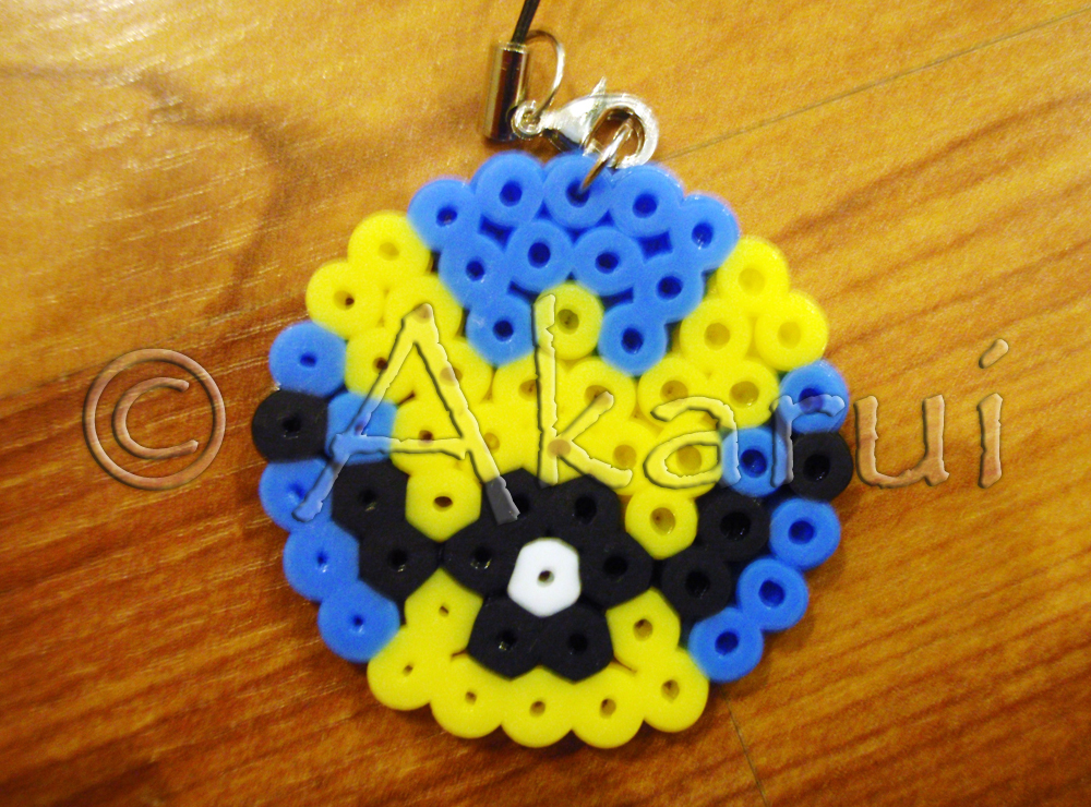 AYC0035 - Quick Ball (Pokéball) Pyssla | Akarui