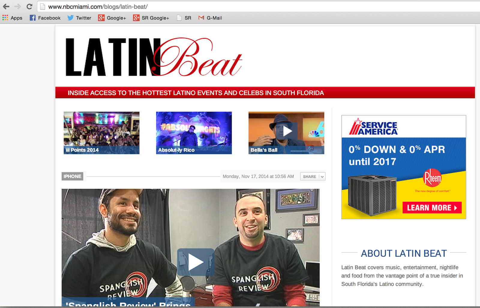 NBC 6 Miami presenta a Spanglishreview ~ SpanglishReview