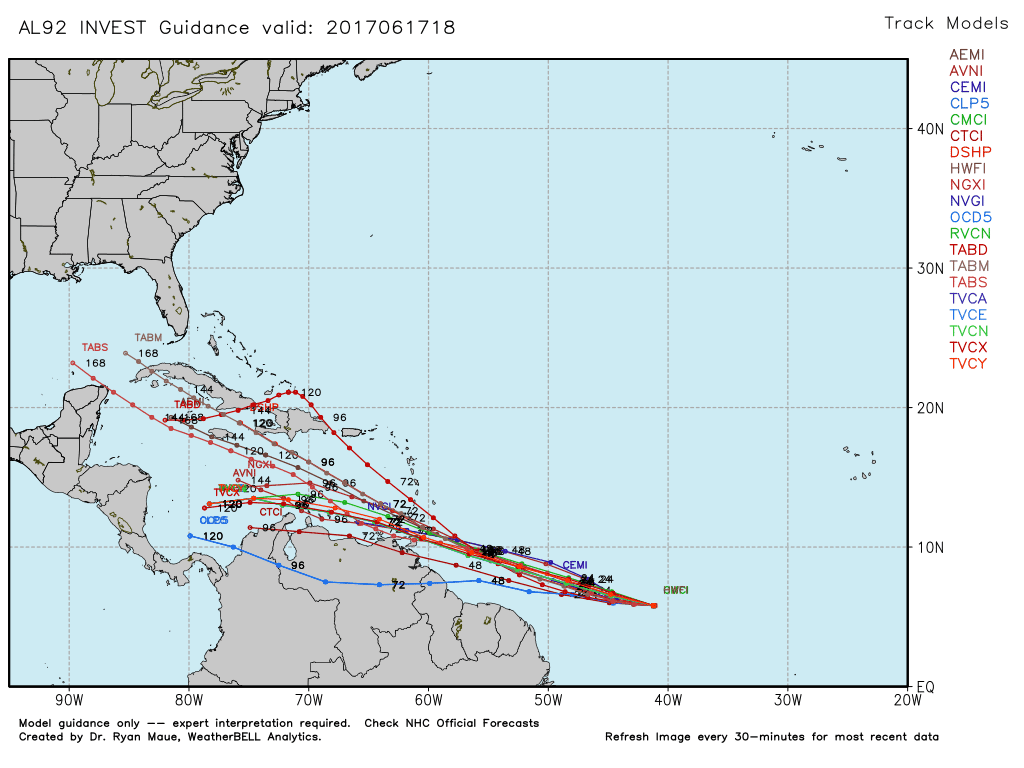 Atlantic/Caribbean tropics getting started early – MemphisWeather.Net