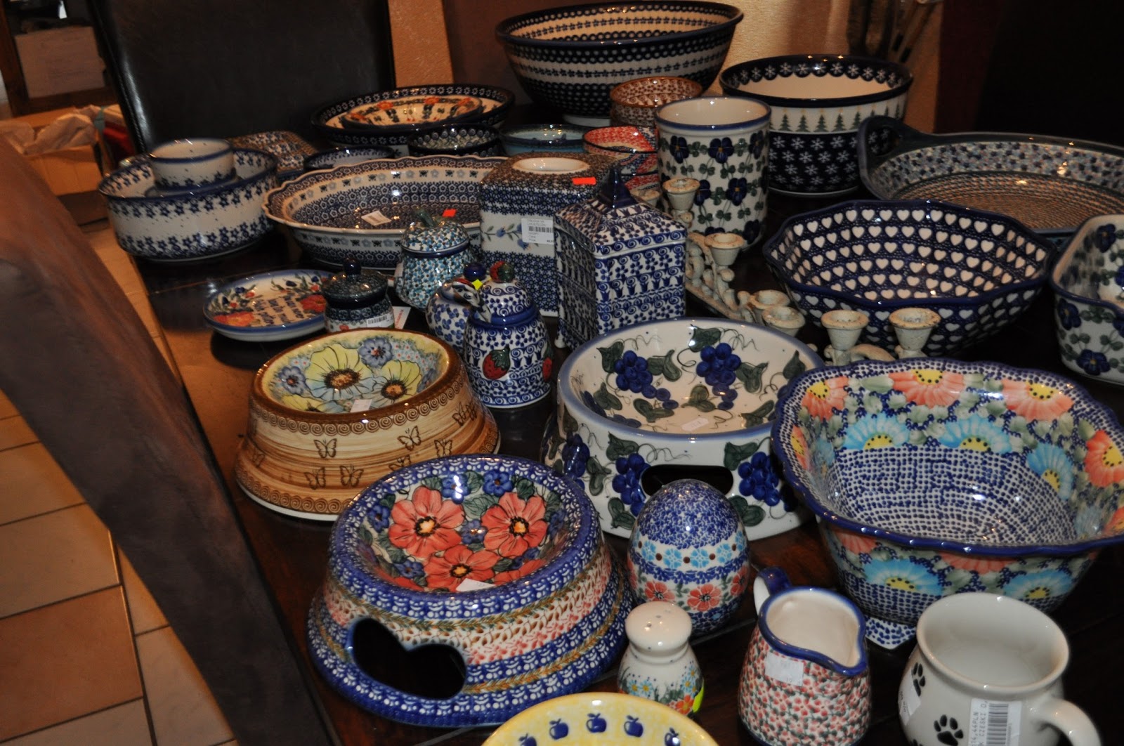 Our Military Life Abroad: POLISH POTTERY EXCURSION IN BOLESAWIECKI POLAND