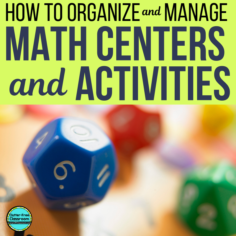 Math Centers Games And Activities Clutter Free Classroom Math Centers Games And Activities Clutter Free Classroom