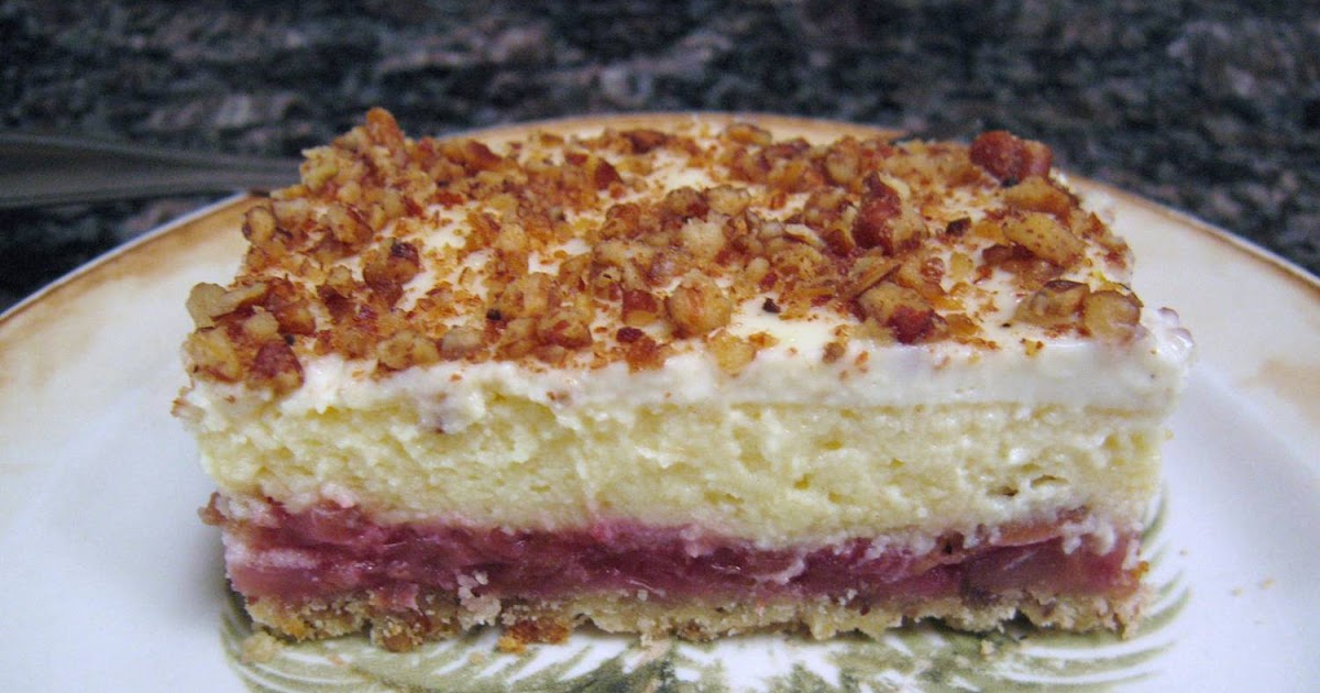 Creamy Rhubarb Dessert