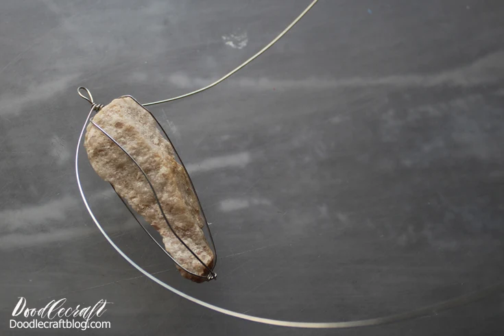 Wire Wrapped Natural Rock Pendants!