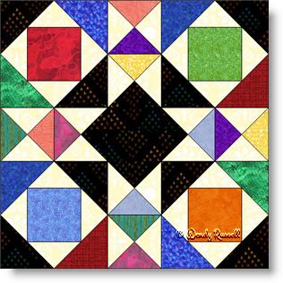 Patchwork Square Blog: Joseph's Coat quilt block