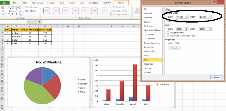 How to Change Height & Width in excel - ExcelBaba