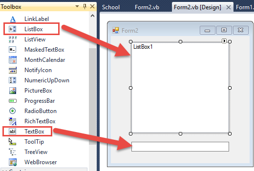 เขียนโปรแกรมด้วย Visual basic: Listbox กับฐานข้อมูล vb2010