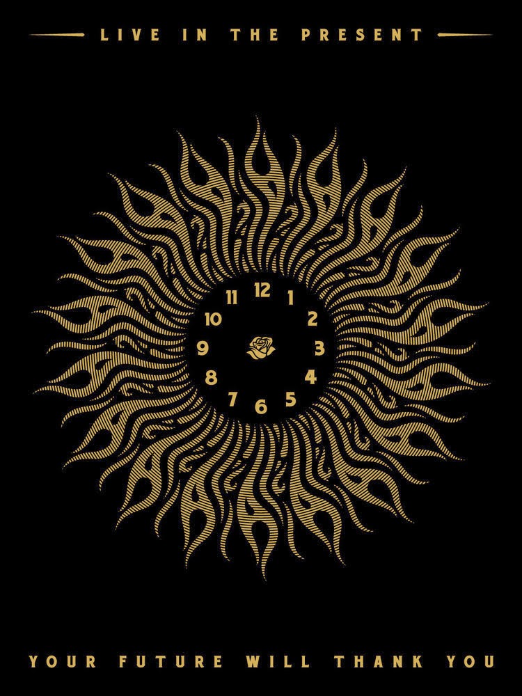 INSIDE THE ROCK POSTER FRAME BLOG: Ernesto Yerena Live in the Present Print