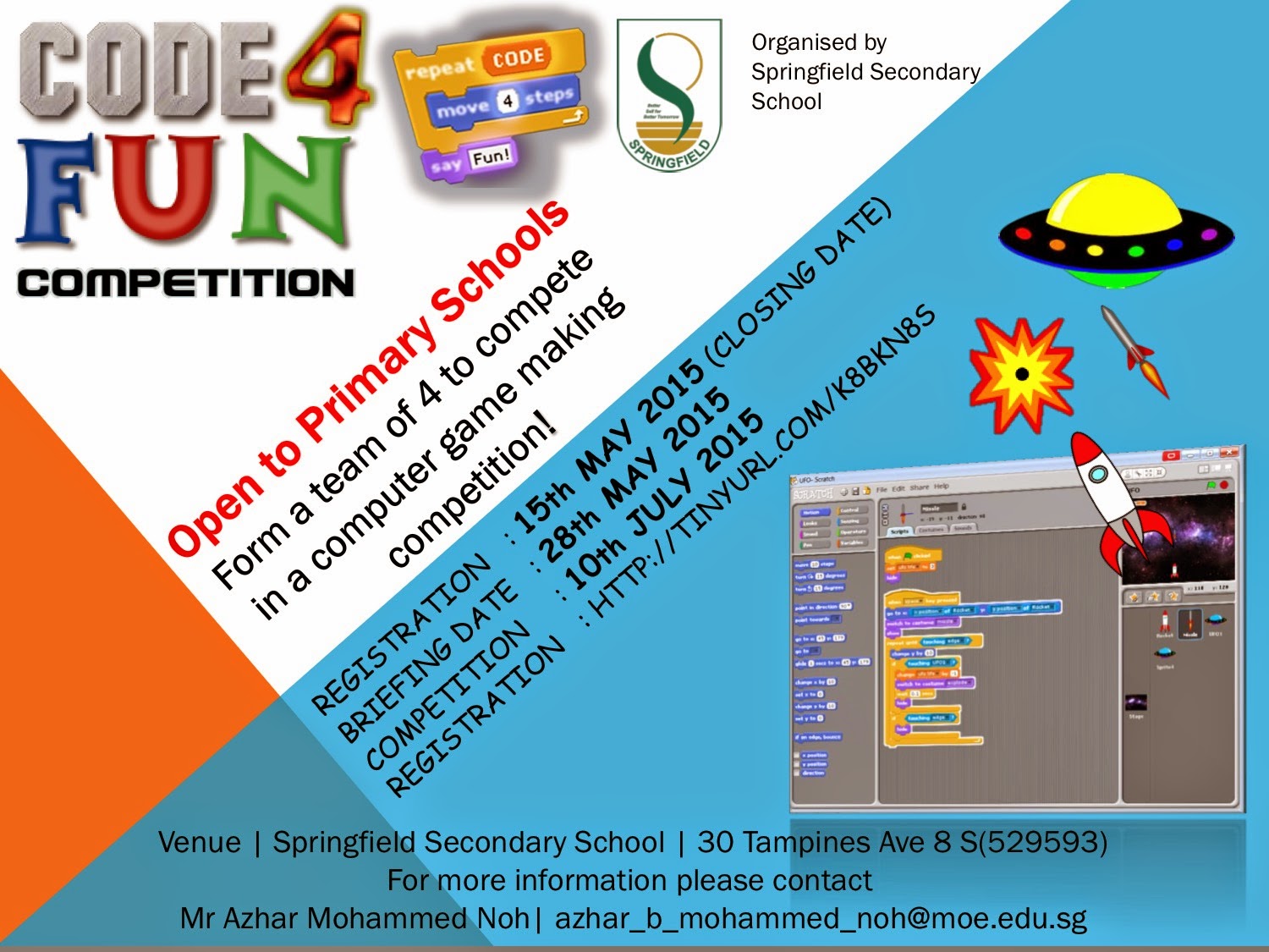 Home of PCS InfoComm Club: Poster for CODE4FUN COMPETITION