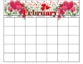 Patty Wraps: February Calendar