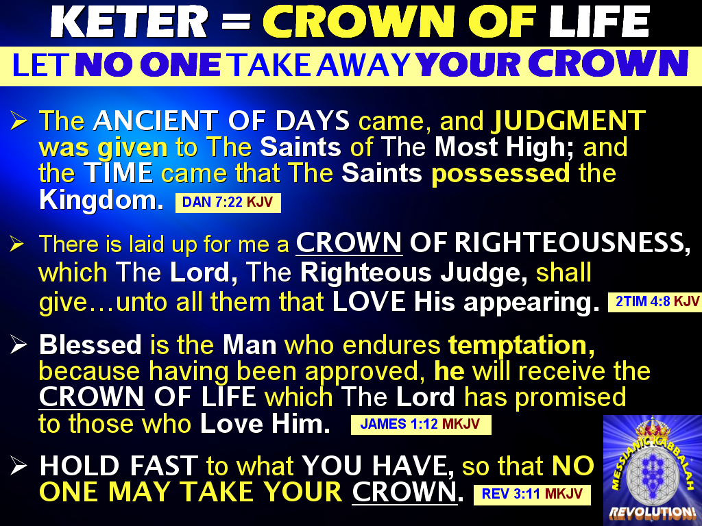 The MESSIANIC KABBALAH REVOLUTION!: The SECRET OF KETER (CROWN OF LIFE ...