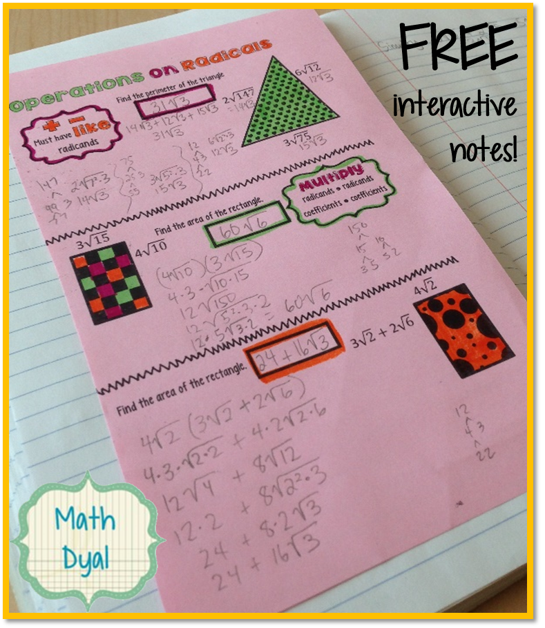 Math Dyal: Radical Radicals