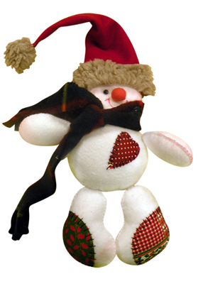 BAÚ - Trecos, cacarecos e mãos habilidosas: Boneco de Neve em Feltro