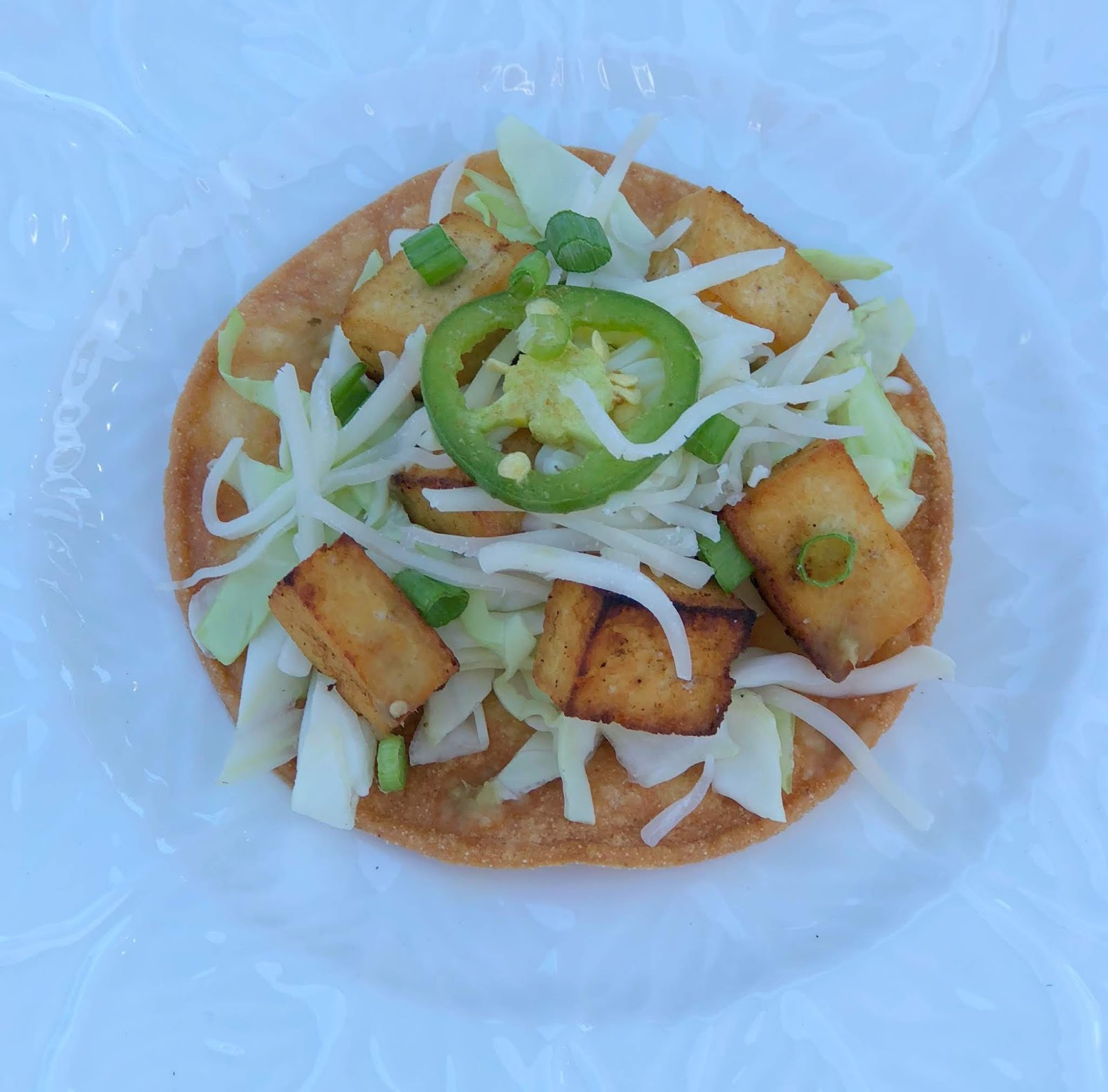 Jac o' lyn Murphy: Jalapeño Lime Tofu Tostadas