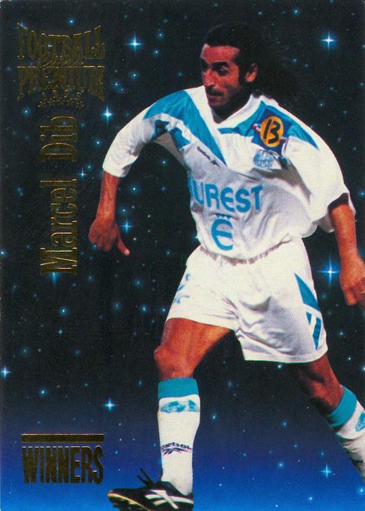Olympique de Marseille | Trading Cards: Panini Football Cards Premium 1995