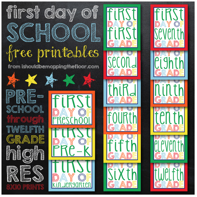 Awesome Ideas for Back to School Fun | i should be mopping the floor