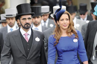 Mohammed bin Rashid Al Maktoum and his wife Sheikha Hind Bint Maktoum ...
