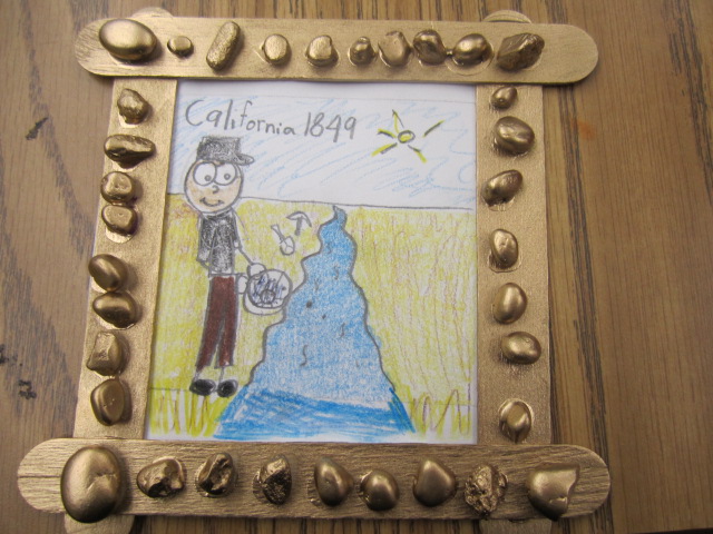 For the Love of Fourth Grade: Gold Rush Frame