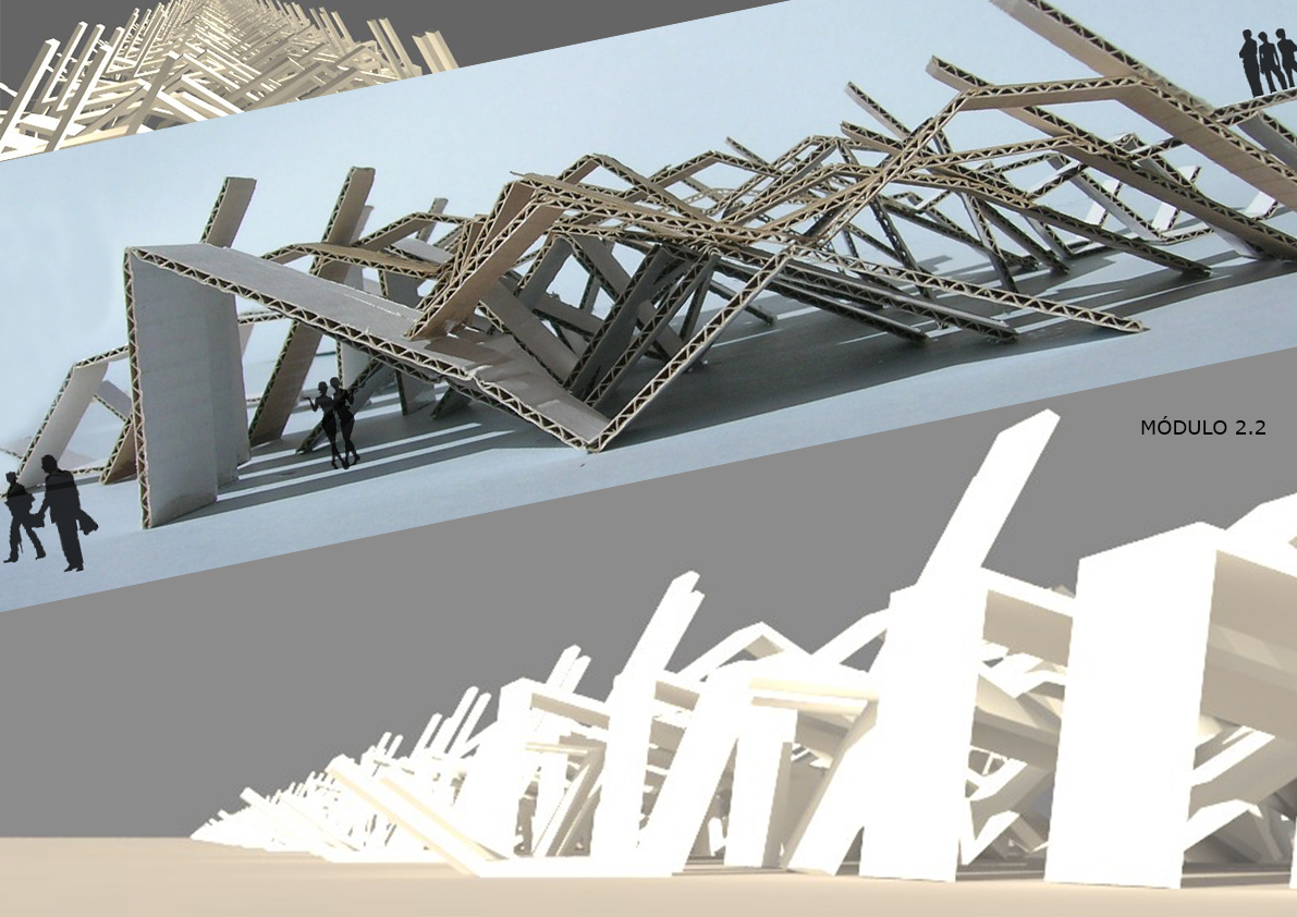 Arquitectura // Rafael G.G.: PROYECTOS 2 y 3 / módulos y tejidos