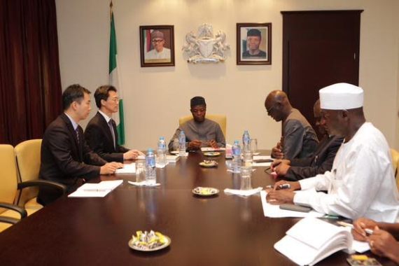 IN PICTURES: Osinbajo meets with Chinese Ambassador in Abuja | Nigerian ...