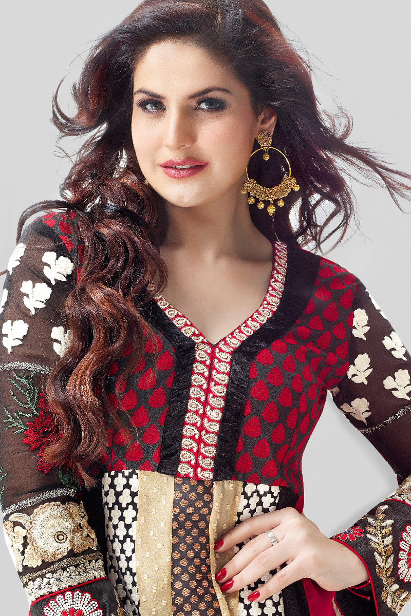 Latest Designer Zarine Khan Anarkali Suits Collection 2013 | Sketch ...