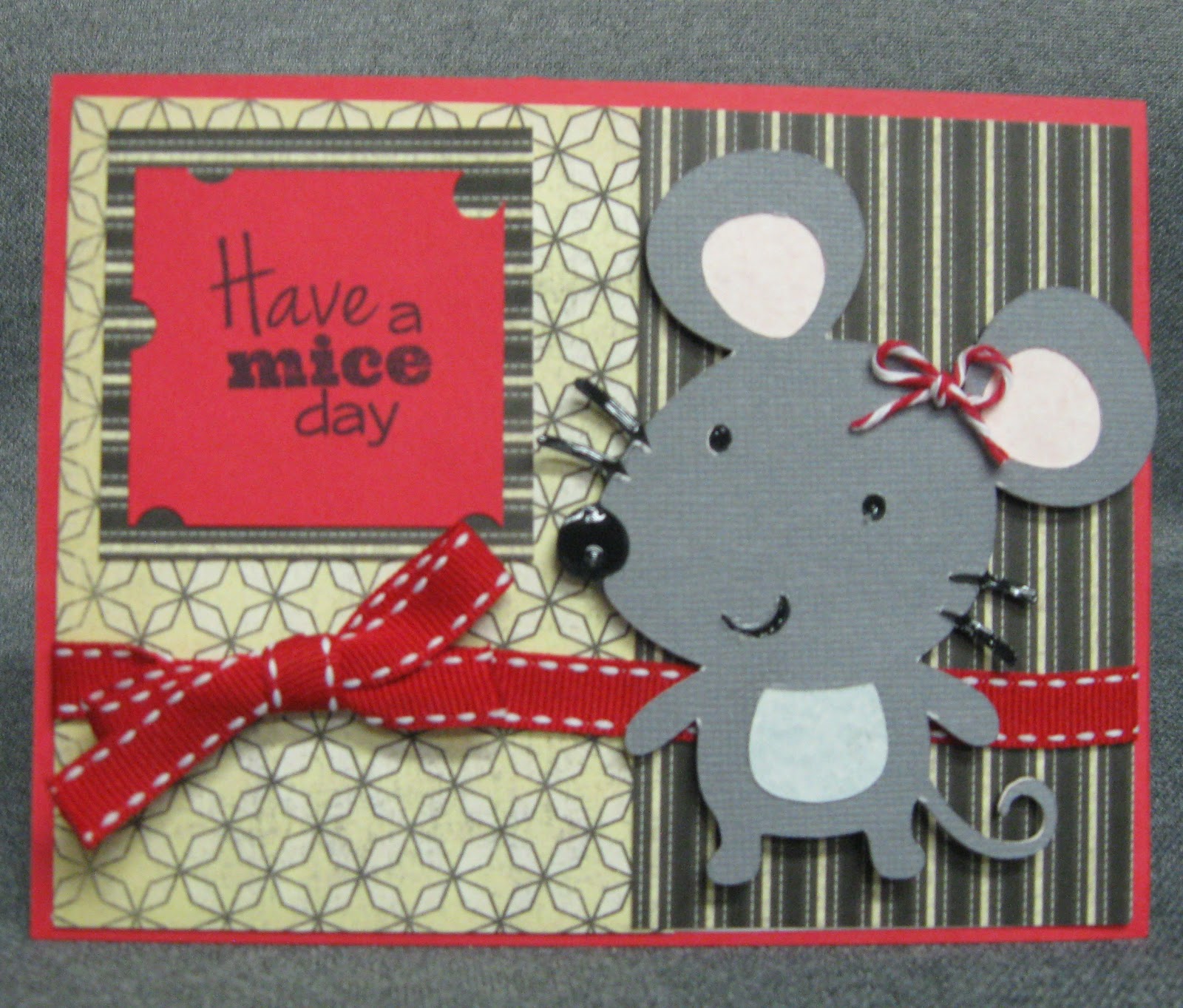 Animal Card Series - Have A Mice Day