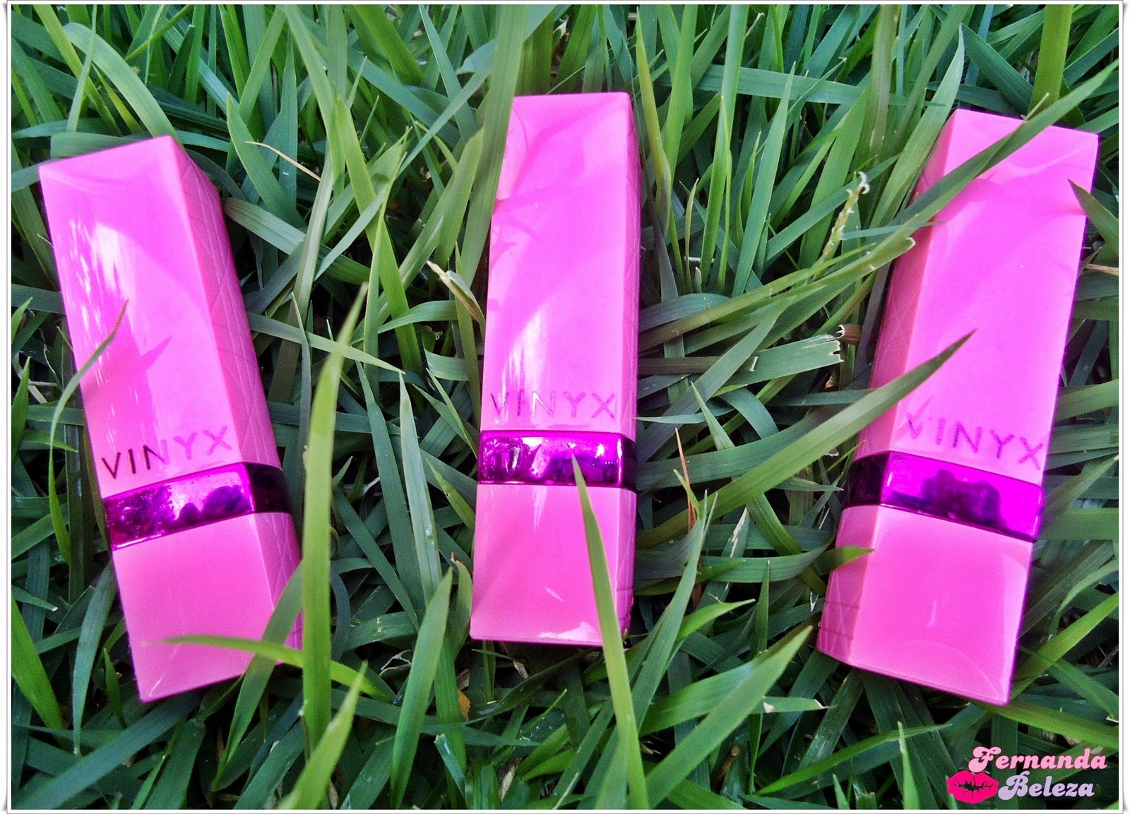 Fernanda Beleza: Swatches Batons Vinyx Teens.