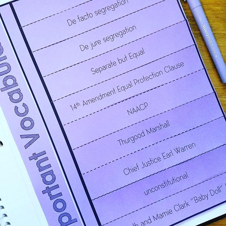 Civil Rights Movement Guided and Interactive Notes