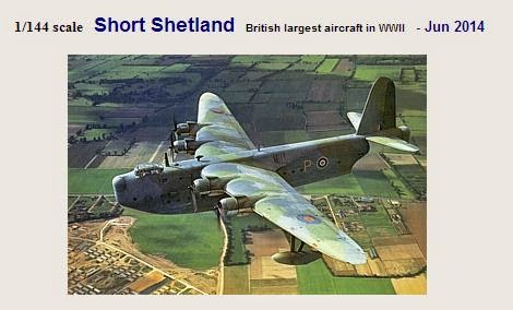 Kampfgruppe 1/144: 1/144 Short Shetland - British WWII Seaplane - Anigrand