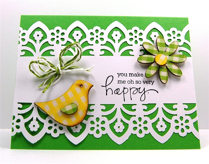 Capadia Designs: Cheerful Spring Card