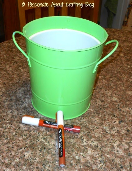 Passionate About Crafting : Craft Project - Metal Sand Bucket DIY ...