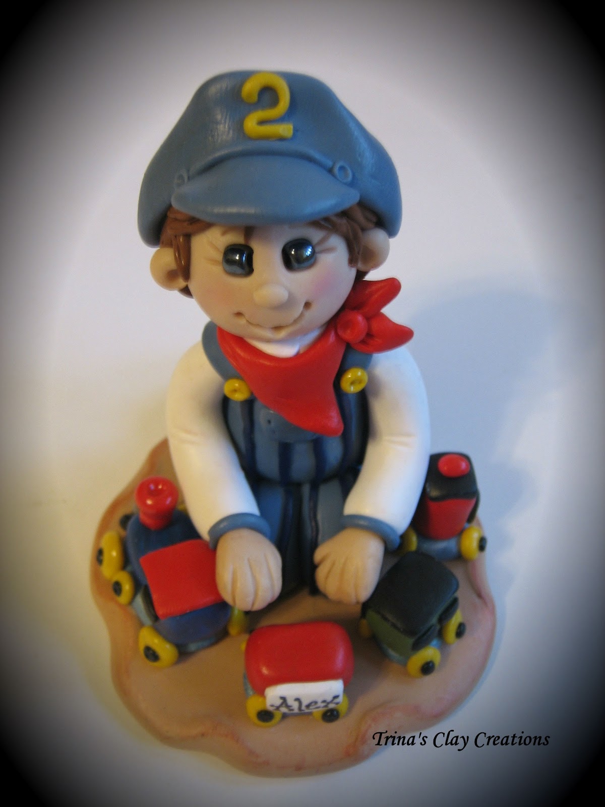Trina's Trinketts: A Polymer Clay Train and Conductor