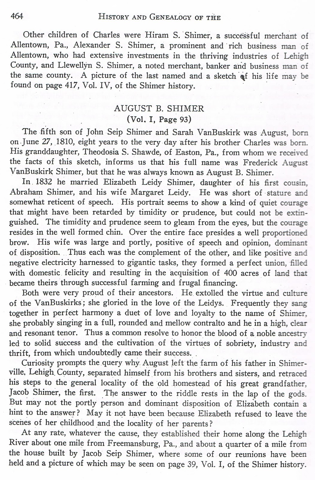 Shimer Blog: John Seip Shimer and his Decendants