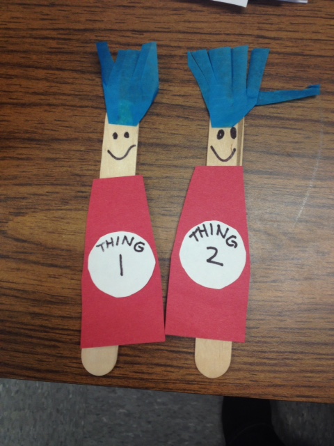 Hopping from K to 2!: Dr. Seuss's Birthday! Thing 1 and Thing 2 Activities