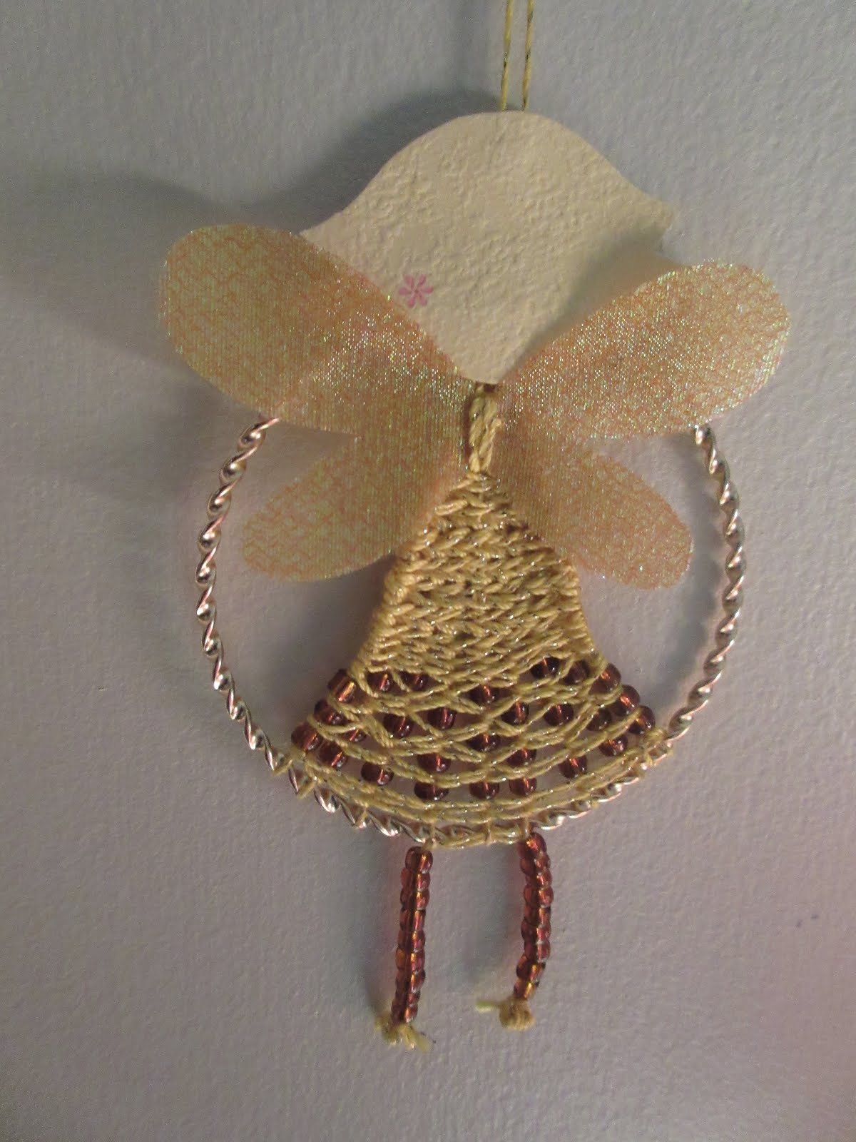 Fiddly Fingers: Christmas Angel 'Dorset Button'