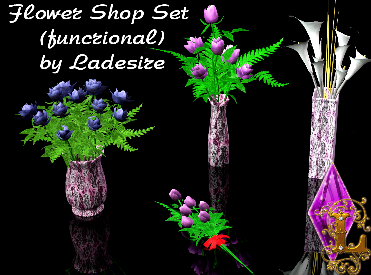 Ladesire's creative corner): Flower Shop Set (functional) by Ladesire
